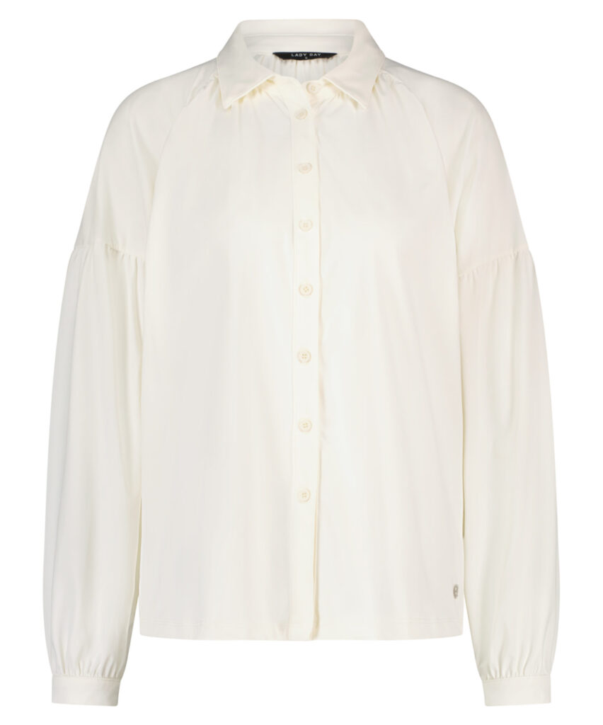 Lady Day - Bobby Blouse - Off White - Klassieke Damesblouse