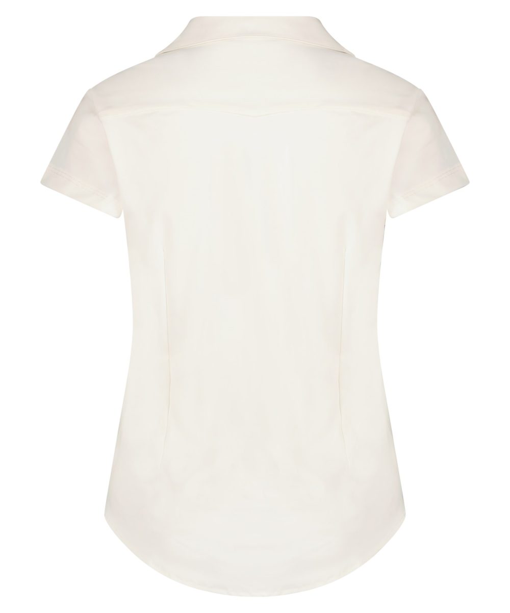 Lady Day - Suzy Cap - Off White - Travelstof Damesblouse
