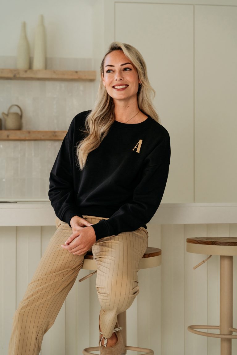 &Co Woman - Samour Sweater - Black | Morgen in huis!